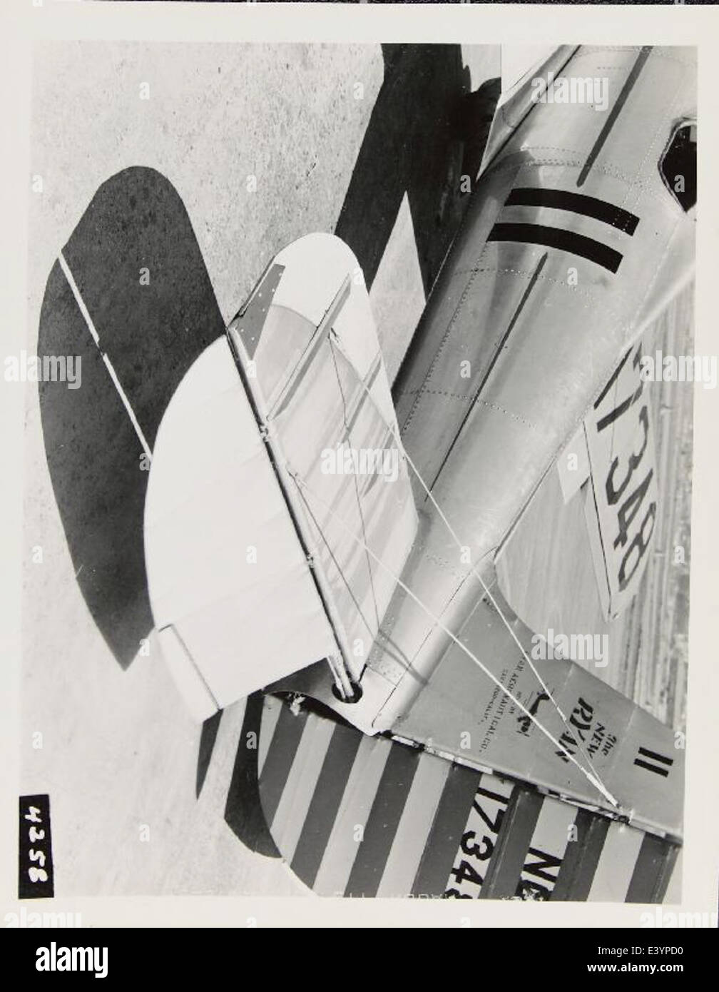 The Ryan STA, a modified aircraft, is displayed at the San Diego Air ...