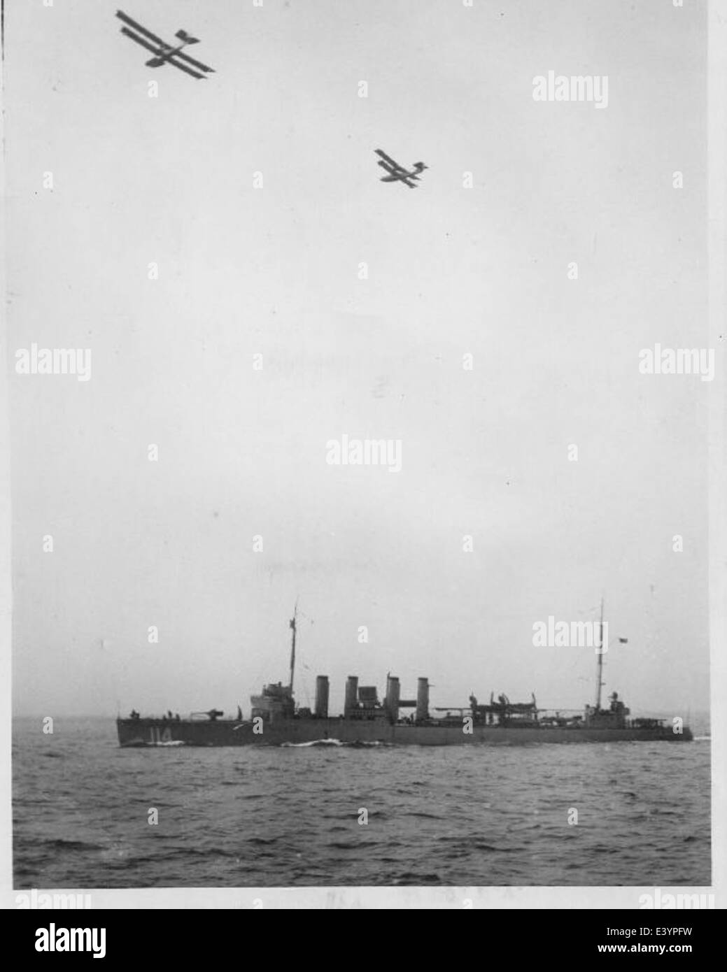 A photograph of the USS Talbot DD-114, a U.S. Navy destroyer ...