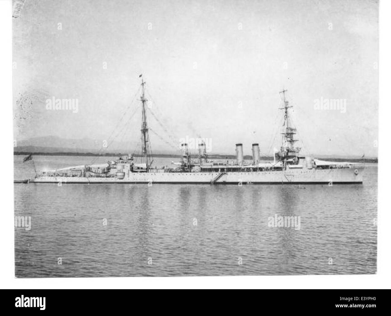A photograph of the USS Trenton (CL-11), a Cleveland-class light ...
