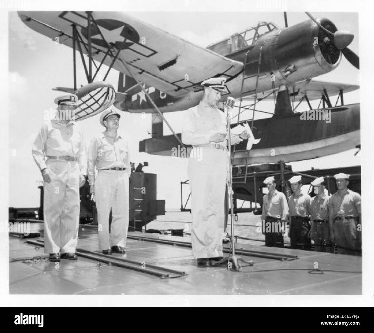 Photograph of the USS Fall River (CA-131), a Cleveland-class light ...