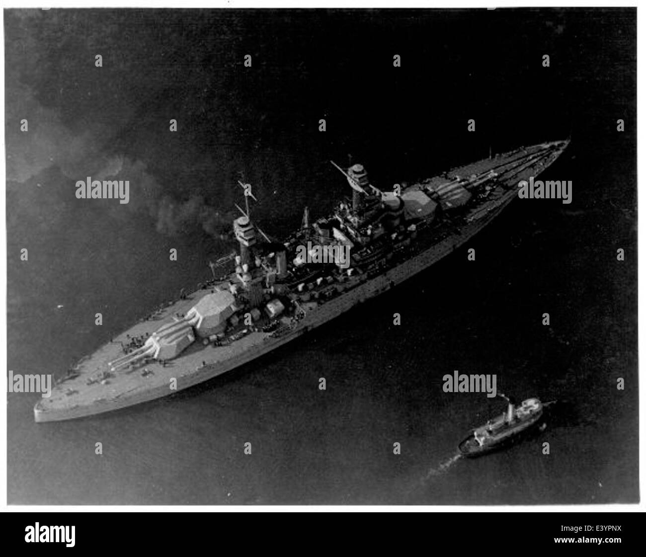 USS Maryland BB-46 Stock Photo - Alamy