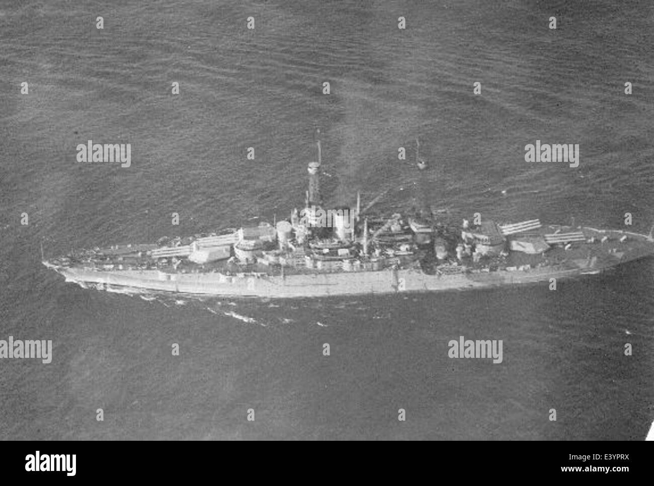 A photograph of the USS New Mexico (BB-40), a New Mexico-class ...