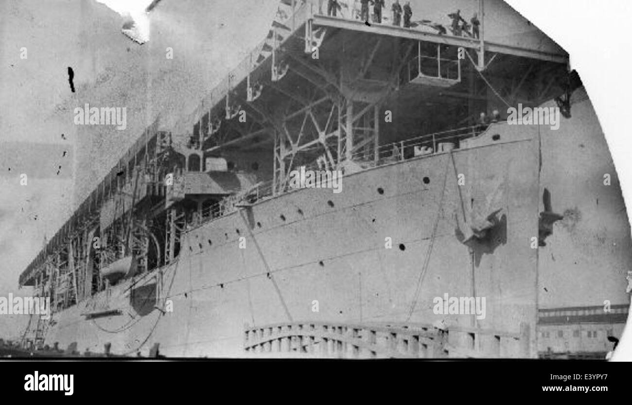 A photograph of the USS Langley (CV-1), the first aircraft carrier of ...