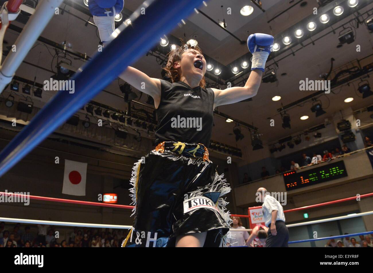 Tokyo, Japan. 24th June, 2014. Kai Johnson (JPN) Boxing : Kai Johnson ...