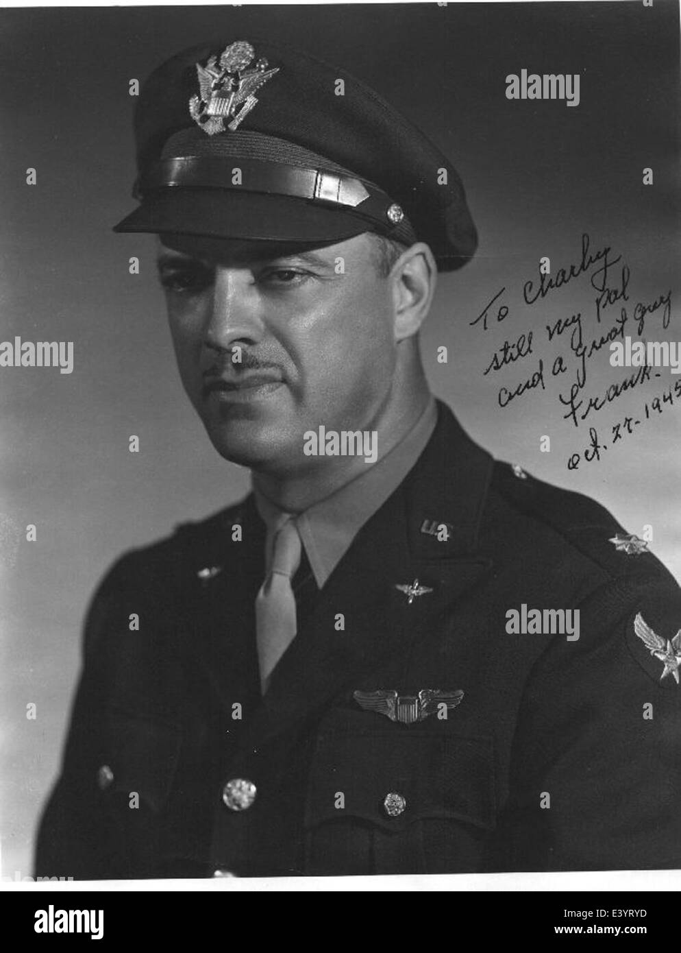 A photograph of Lieutenant Colonel Frank Clark of the United States ...