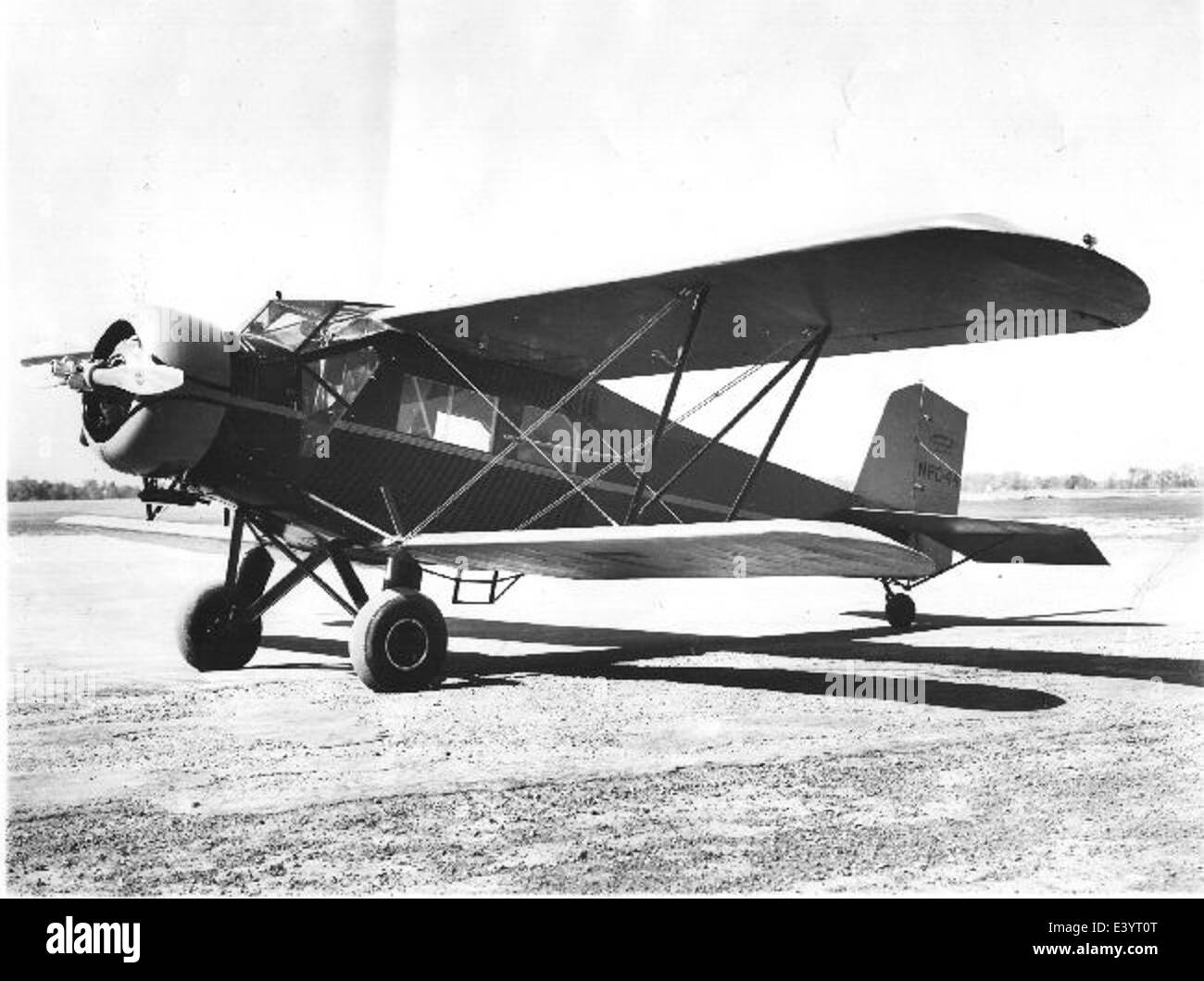 Photograph of the Cunningham Hall PT-6, a training aircraft ...