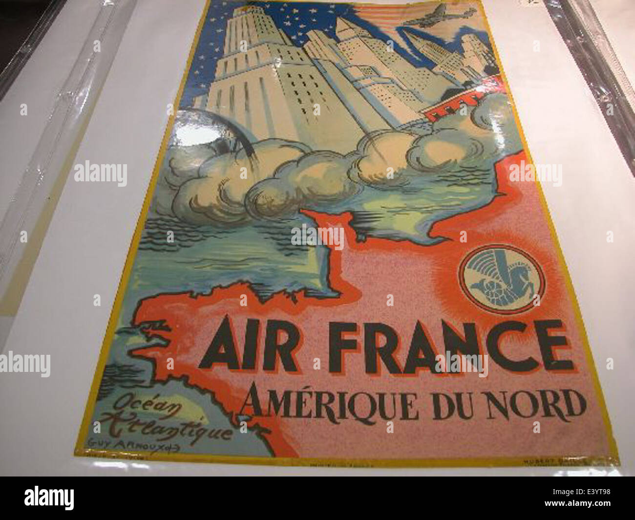 A piece of aviation art on display at the San Diego Air and Space ...