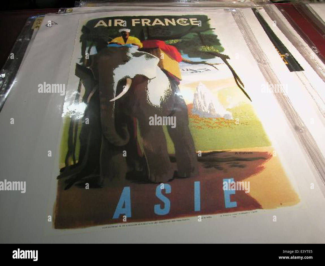 A display of aviation art at the San Diego Aerospace Museum, featuring ...
