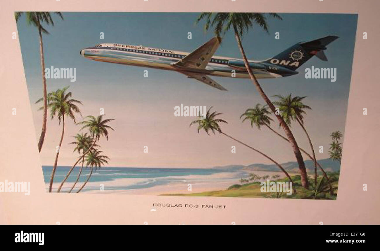 A piece of aviation art from the San Diego Aerospace Museum, depicting ...