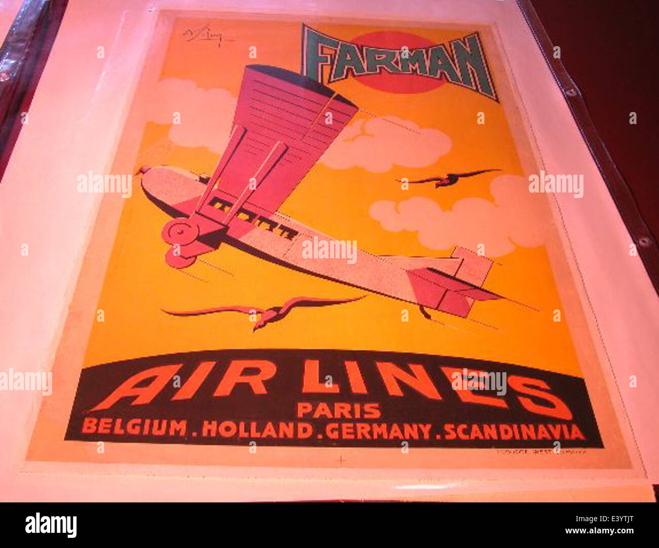 This piece of aviation art from the San Diego Aerospace Museum ...