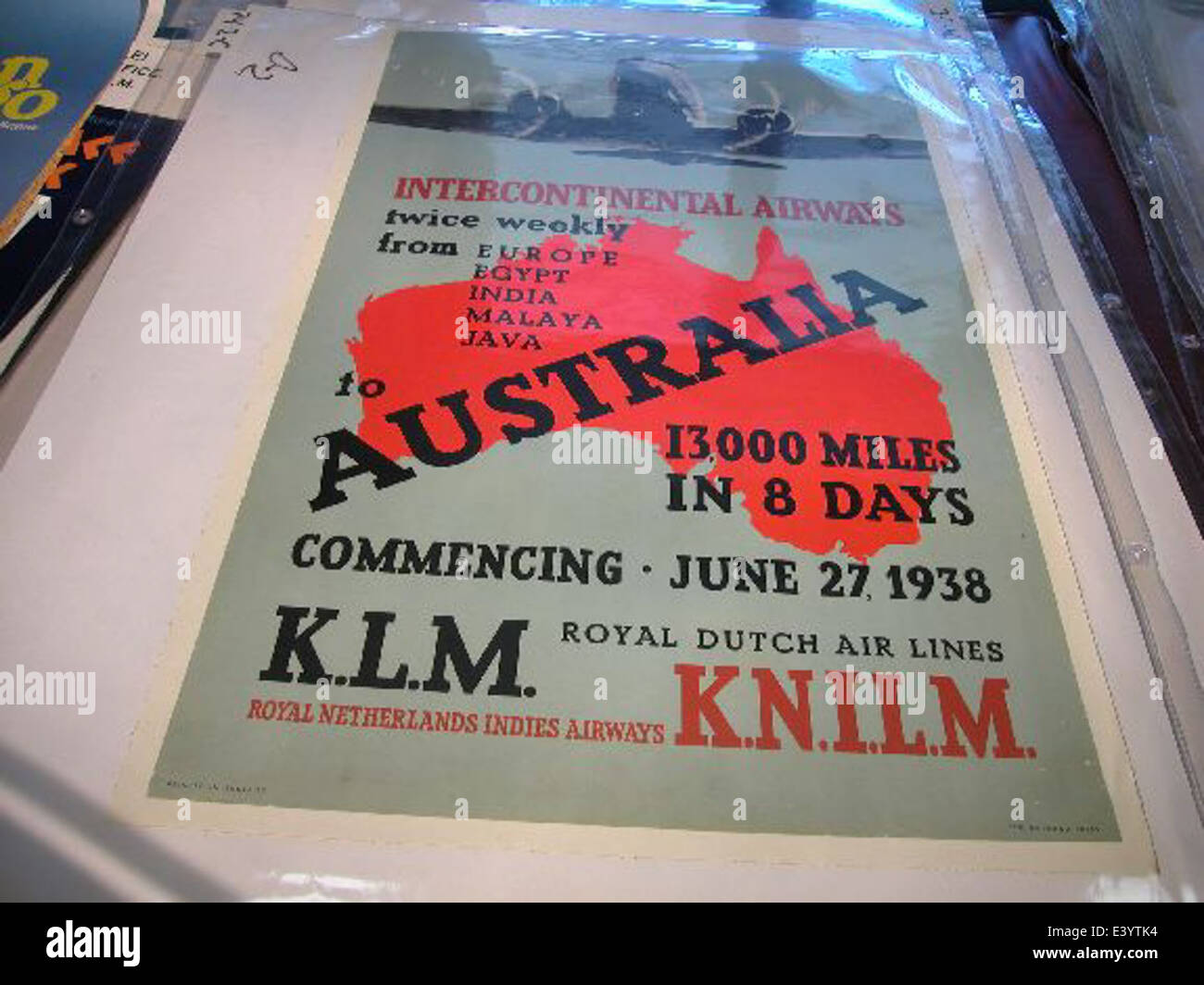 A piece of aviation art from the San Diego Air and Space Museum ...