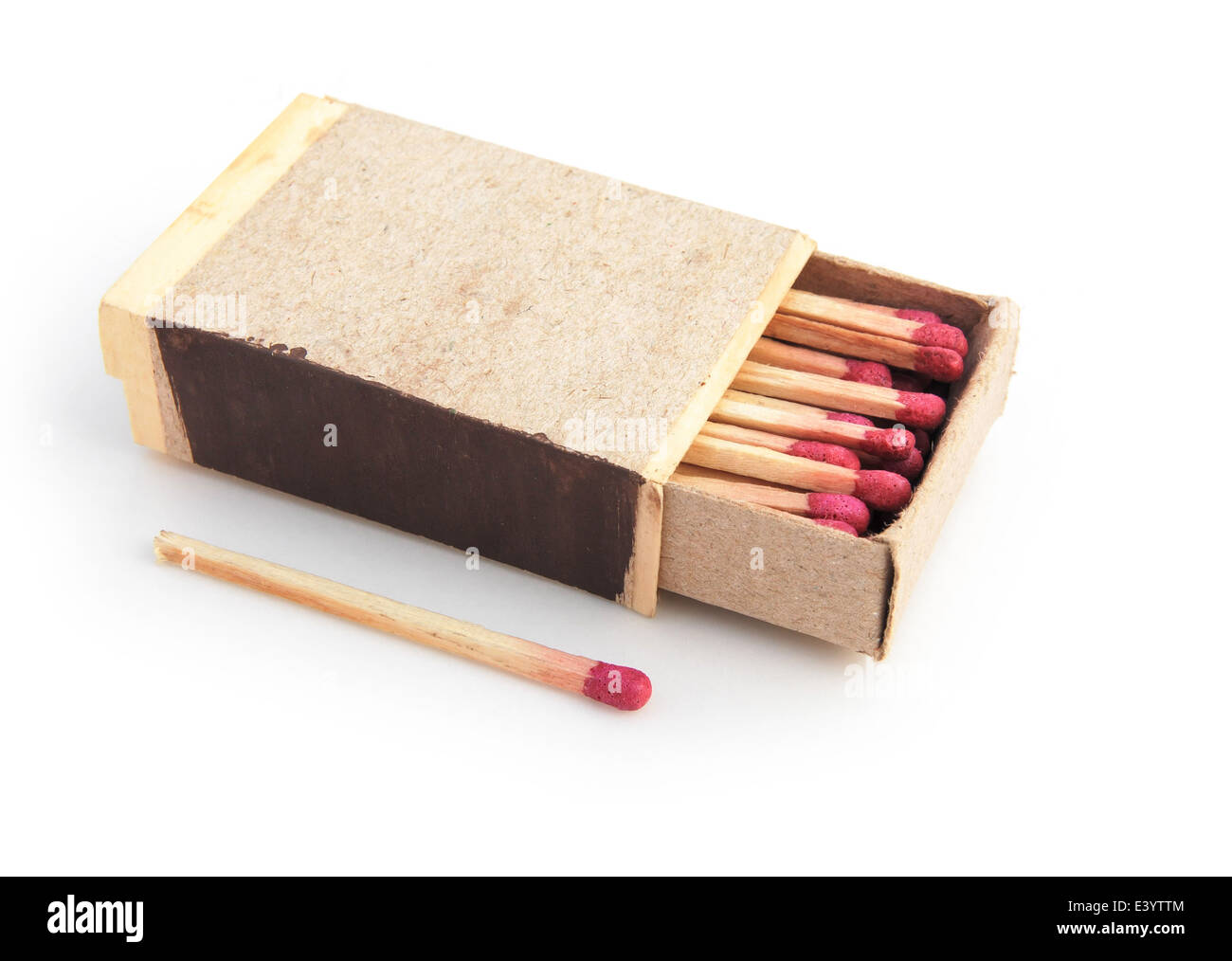 matchbox on white Stock Photo - Alamy