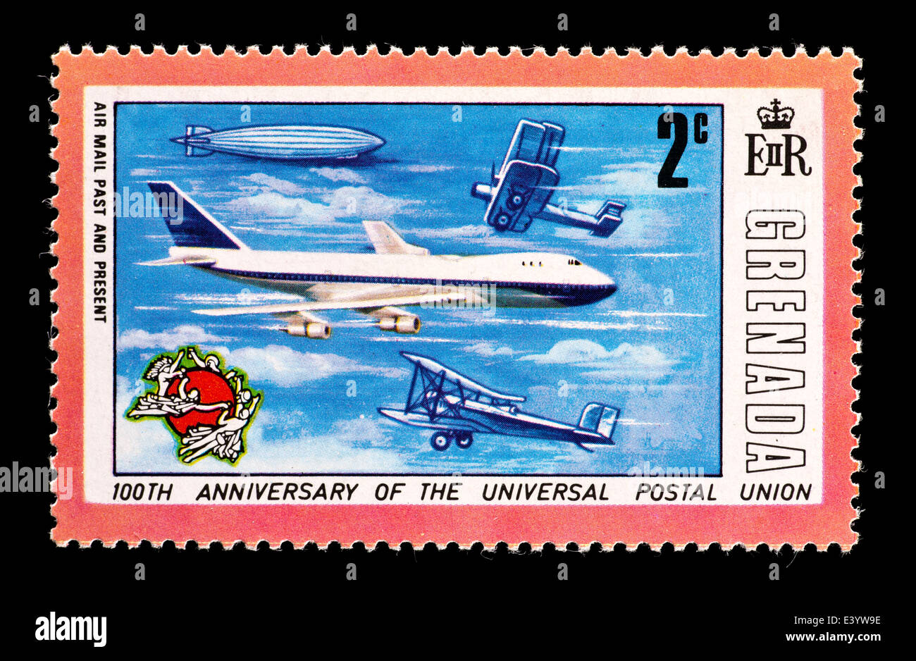 Postage stamp from Grenada depicting various vehicles used for ...