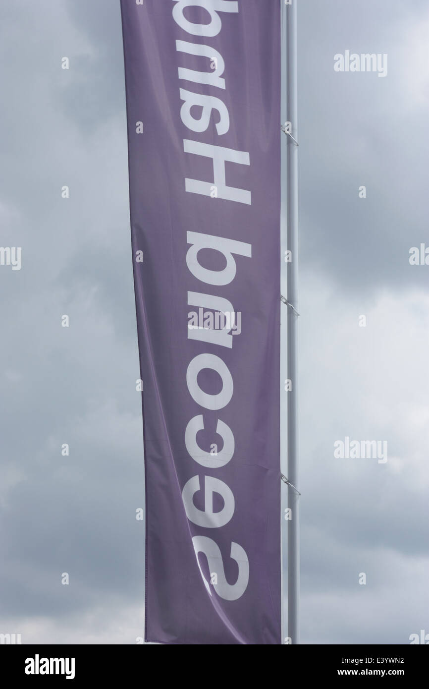 Second hand banner Stock Photo - Alamy