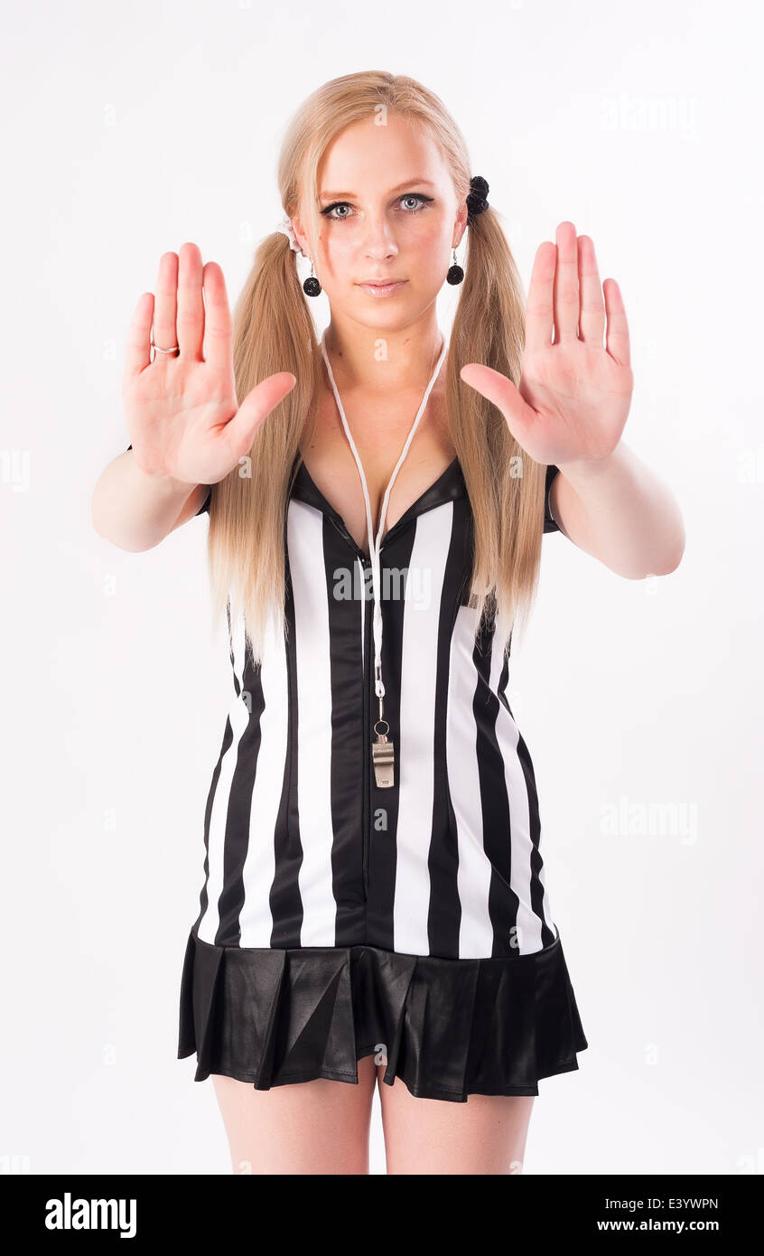 Lady referee hi-res stock photography and images - Alamy