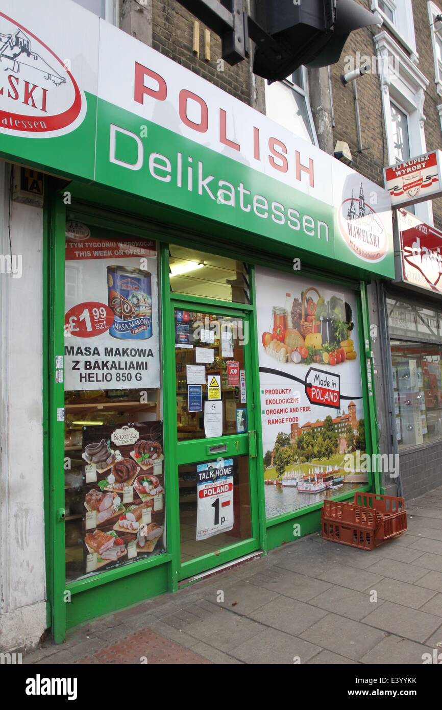 London Eastern European Shop High Resolution Stock Photography and ...