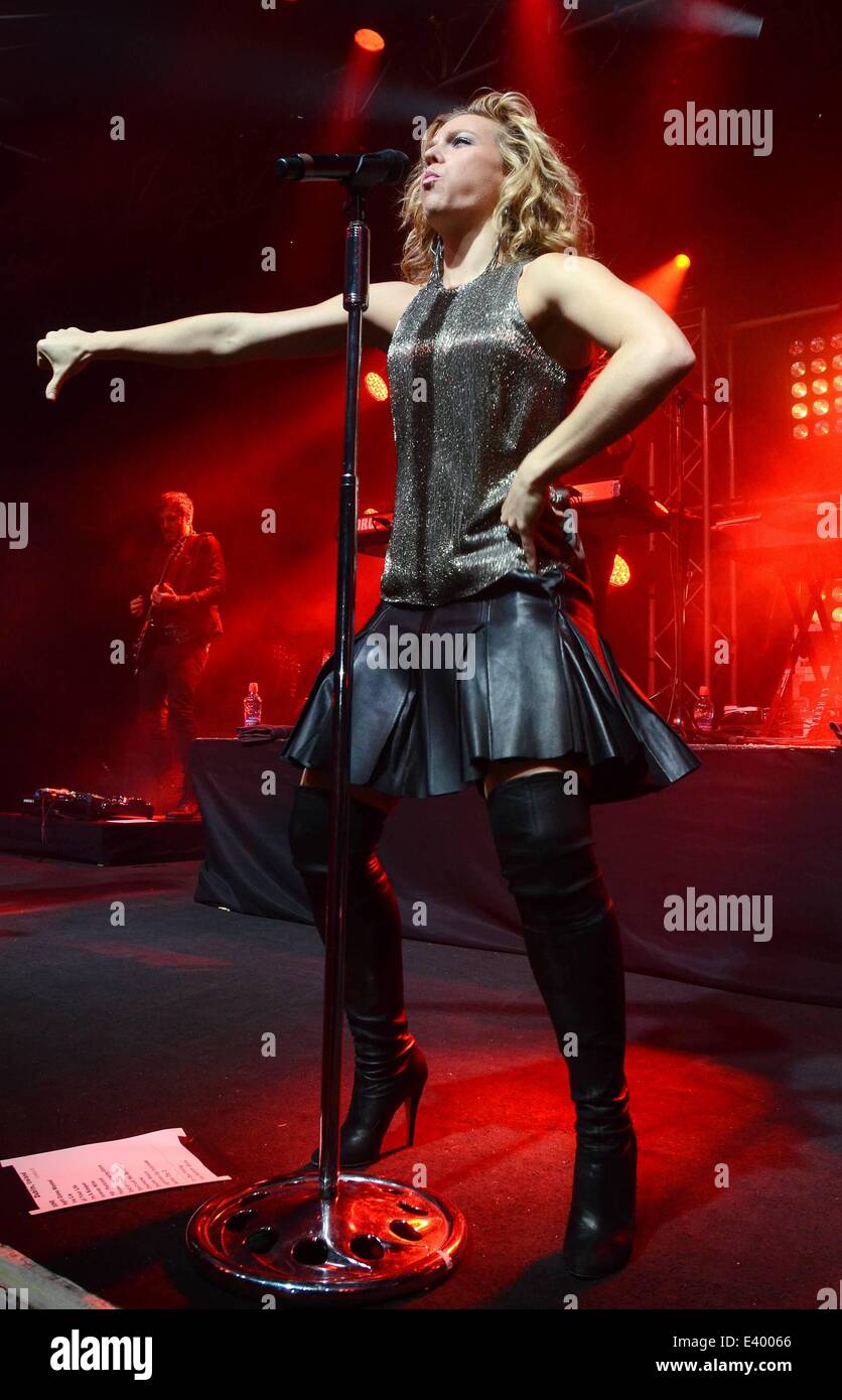 American country music group The Band Perry perform at Vicar Street ...