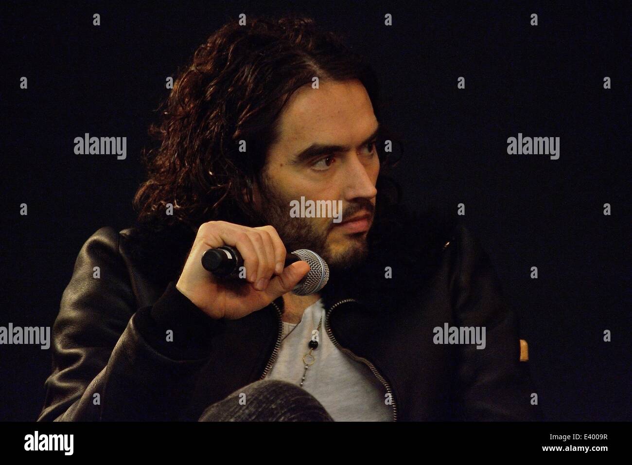 Comedian Russell Brand discusses his first ever stand up world tour ...