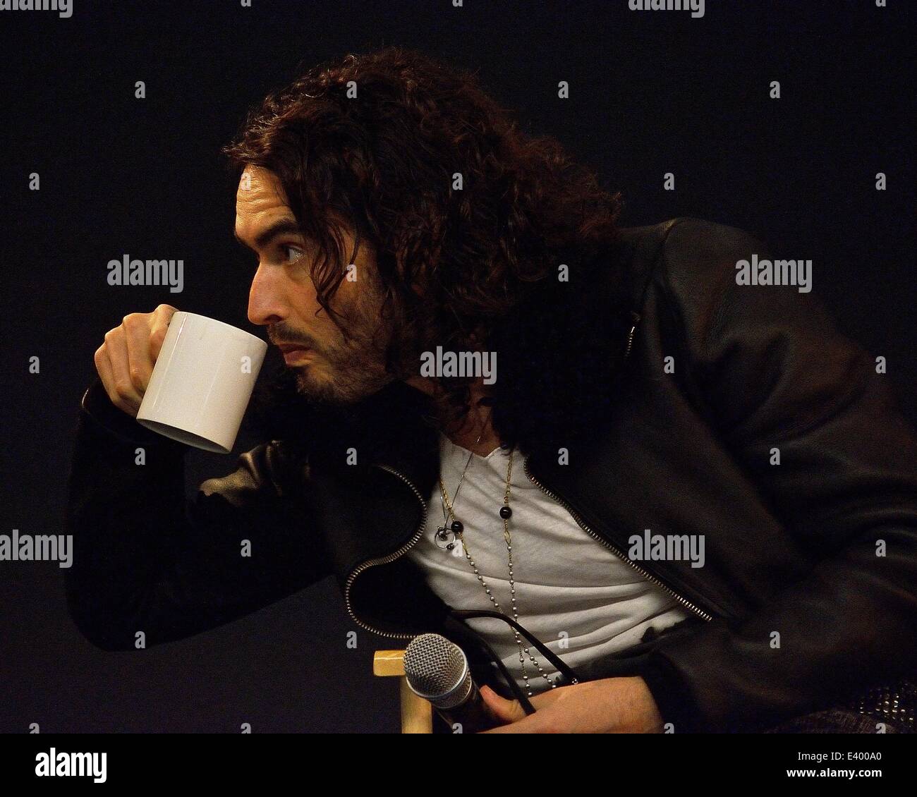 Comedian Russell Brand discusses his first ever stand up world tour ...