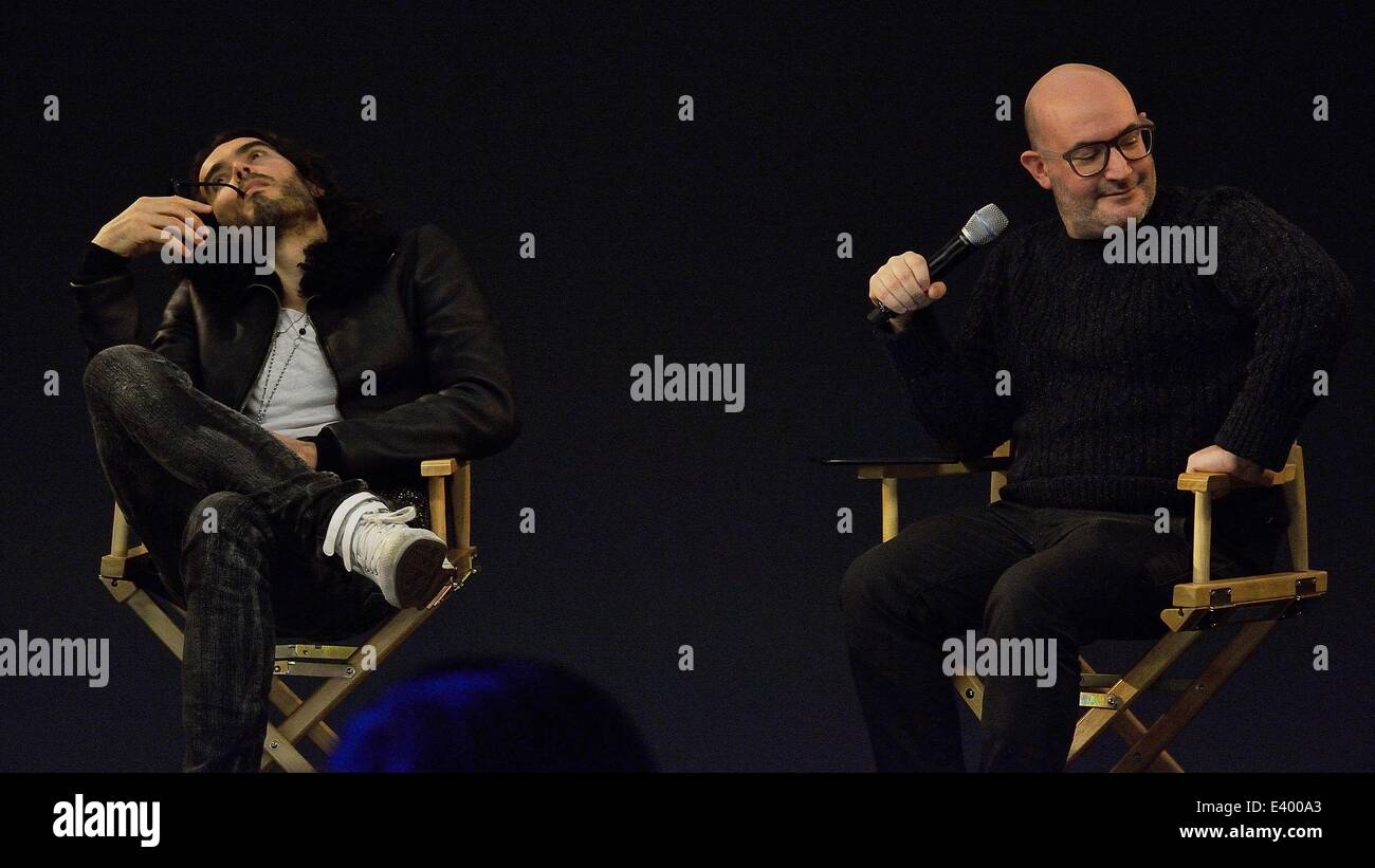 Comedian Russell Brand discusses his first ever stand up world tour ...