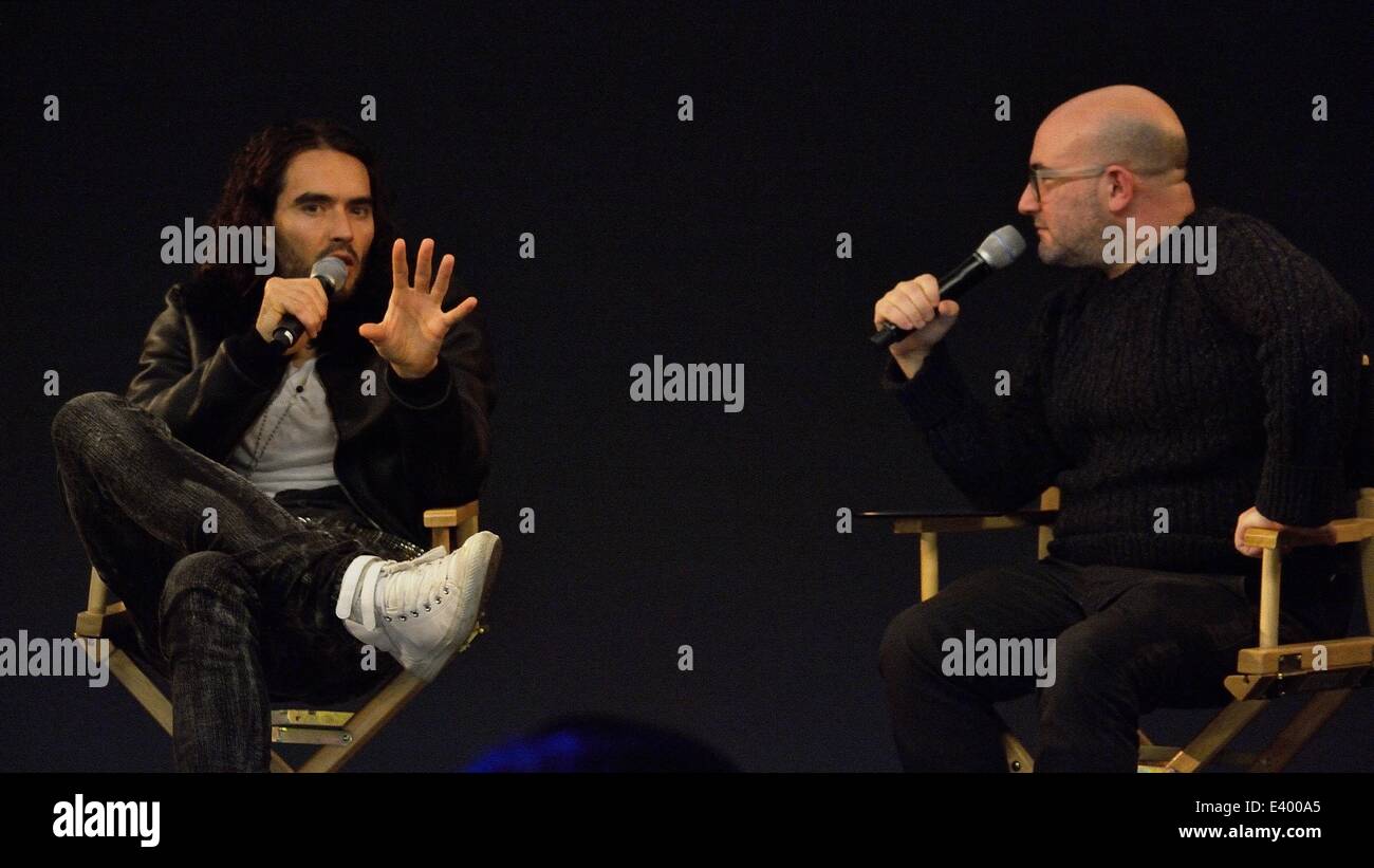 Comedian Russell Brand discusses his first ever stand up world tour ...