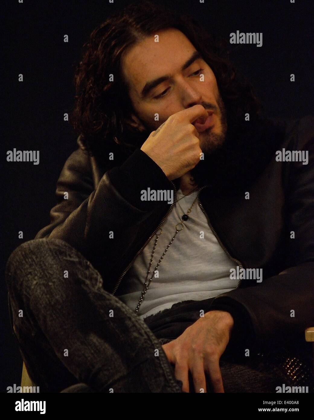 Comedian Russell Brand discusses his first ever stand up world tour ...