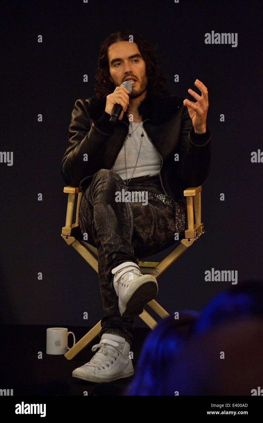 Comedian Russell Brand discusses his first ever stand up world tour ...