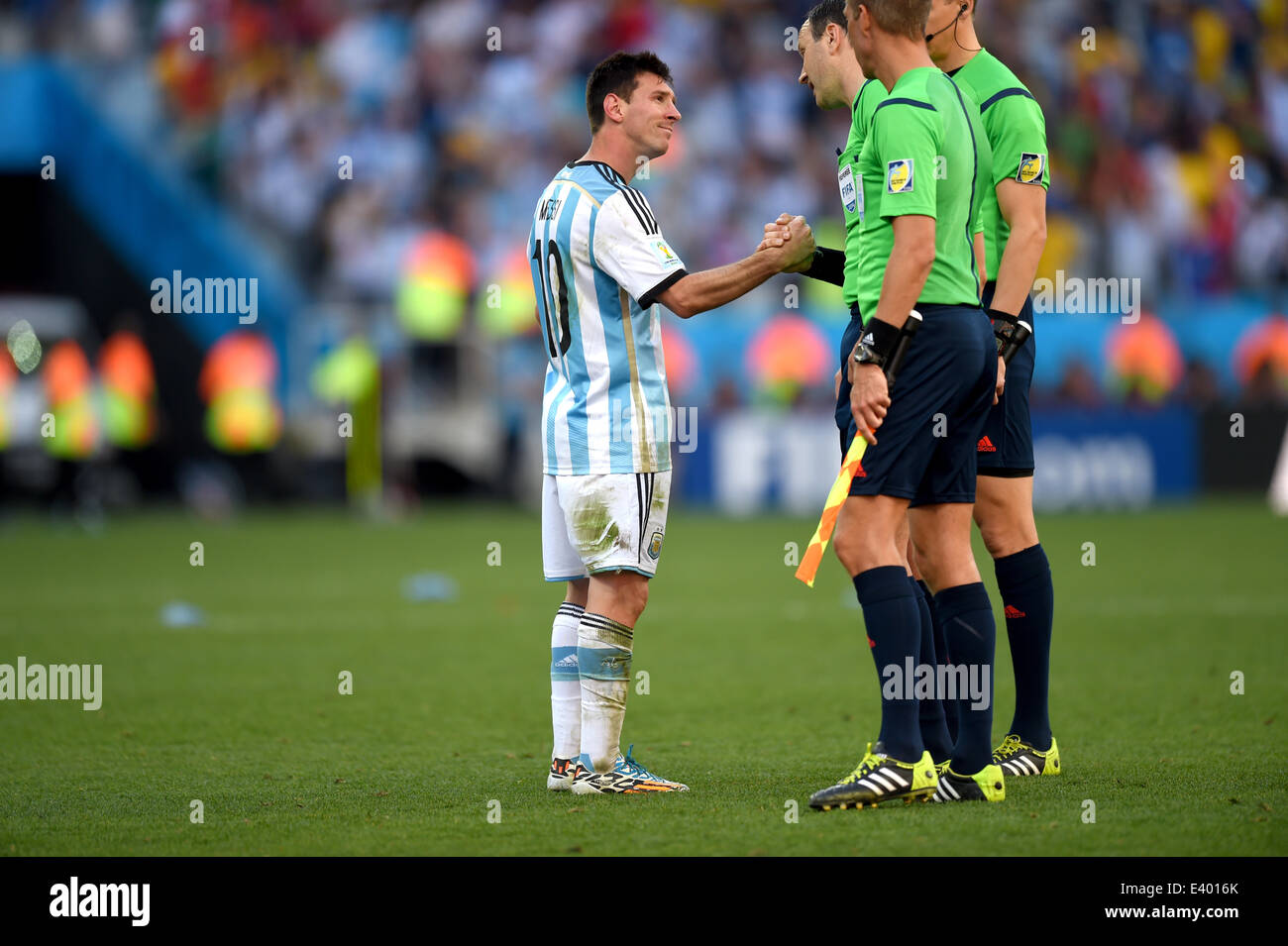 Sao Paulo, Brazil. 1st July, 2014. Lionel Messi (ARG) Football/Soccer ...