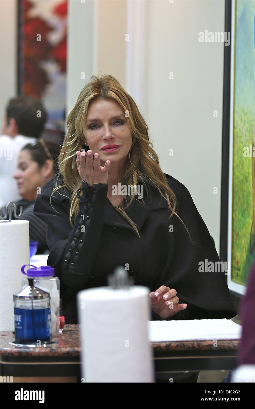 Kimberly Conrad at Beverly Hills Nail Salon and very playful and ...