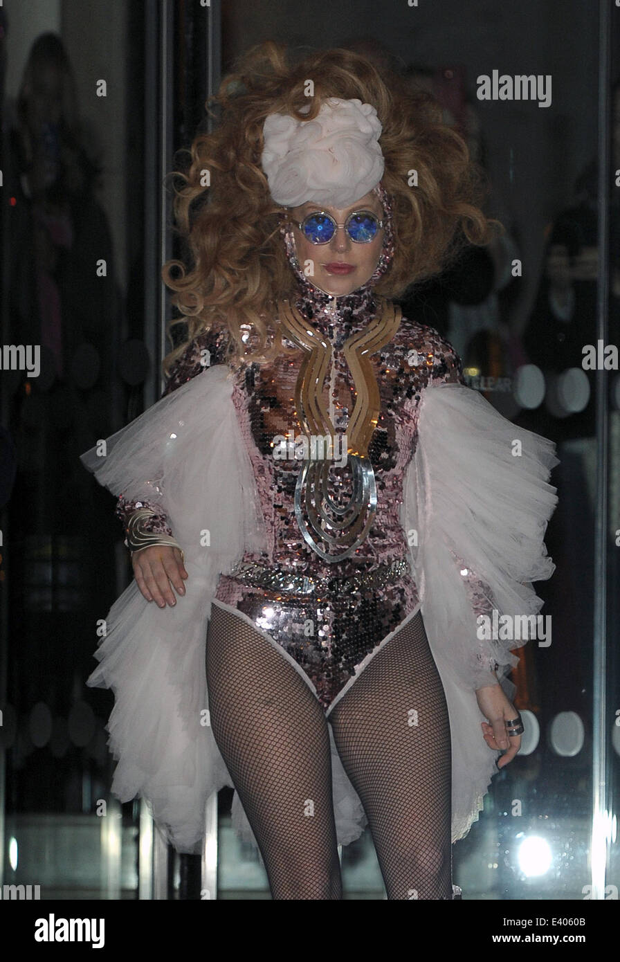 Lady Gaga Sequined Undergarment