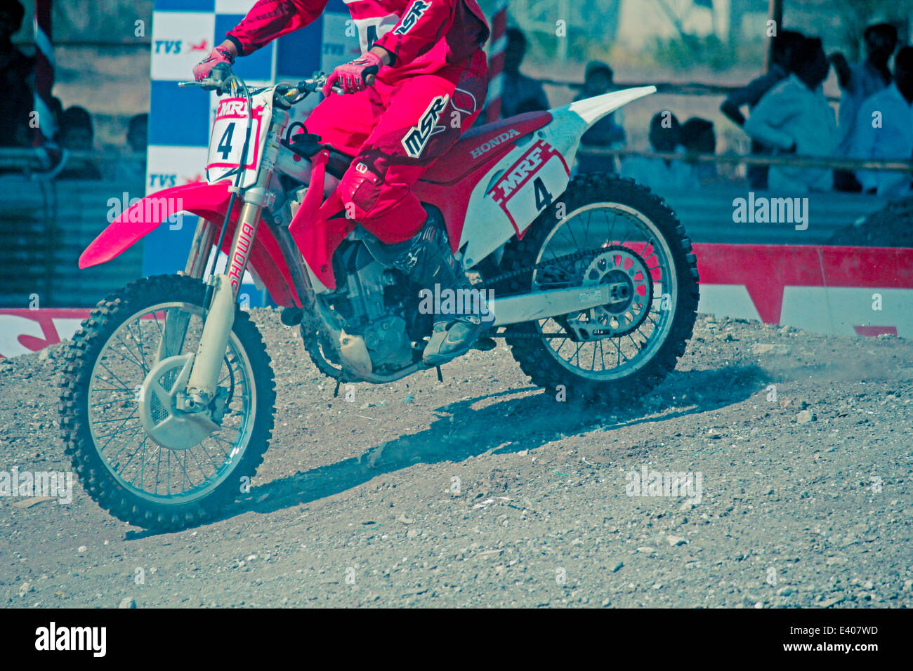 Dirt Track Motorcycle Racing Stock Photo - Alamy