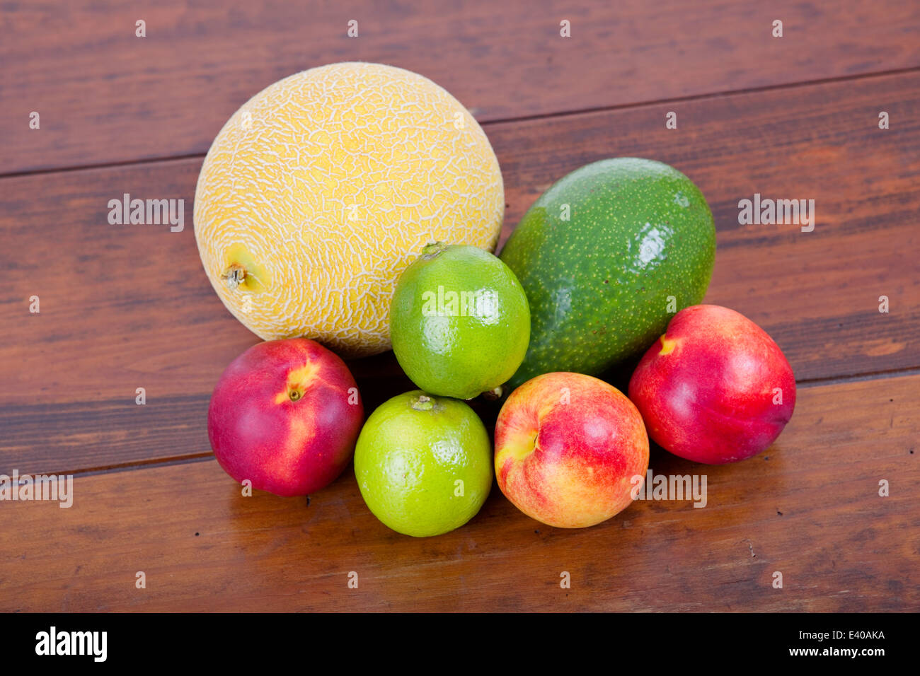 variety of fruits at the kitchen Stock Photo - Alamy