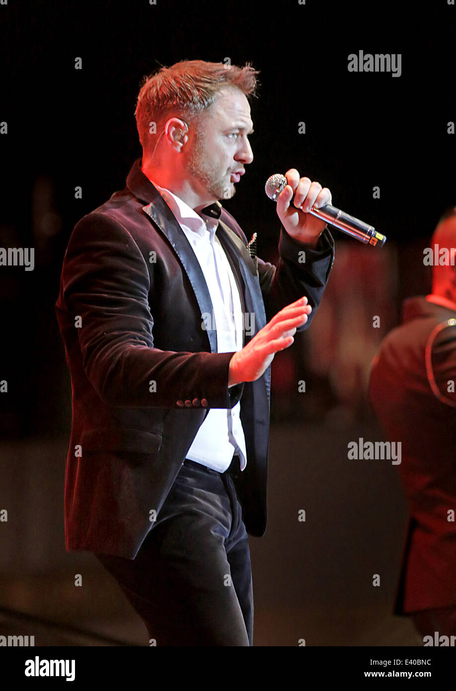 Boyzone performing on their 'BZ20 The 20th Anniversary Tour" at ...