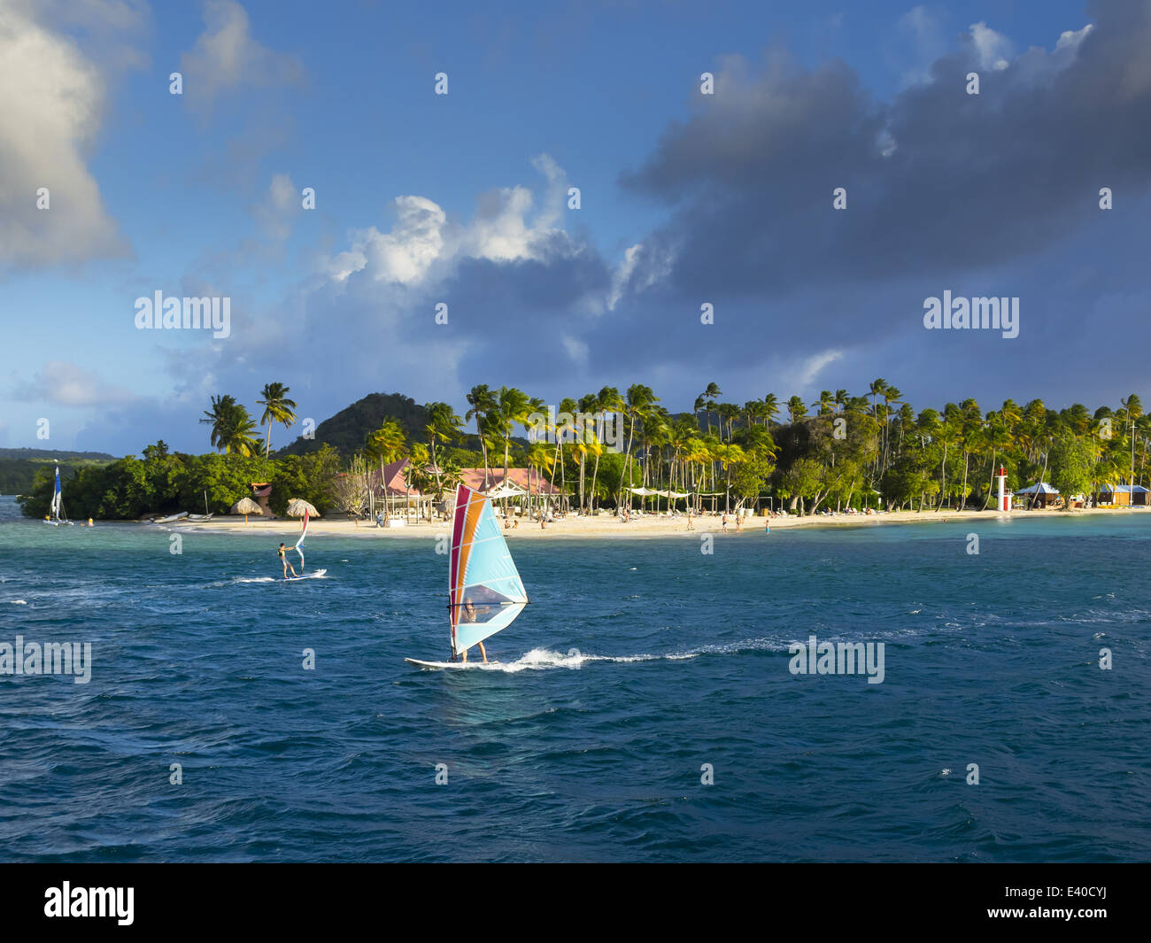 Caribbean, Martinique, Sainte-Anne, Club Med Les Boucaniers Stock Photo ...