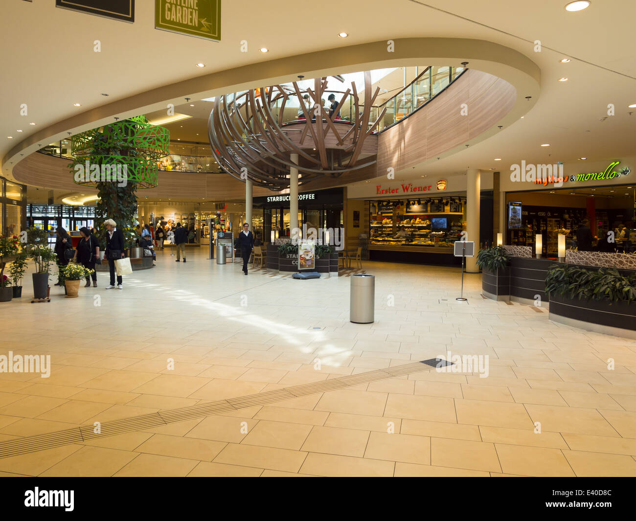 Germany, Hesse, Frankfurt, Shopping mall Skyline Plaza Stock Photo - Alamy