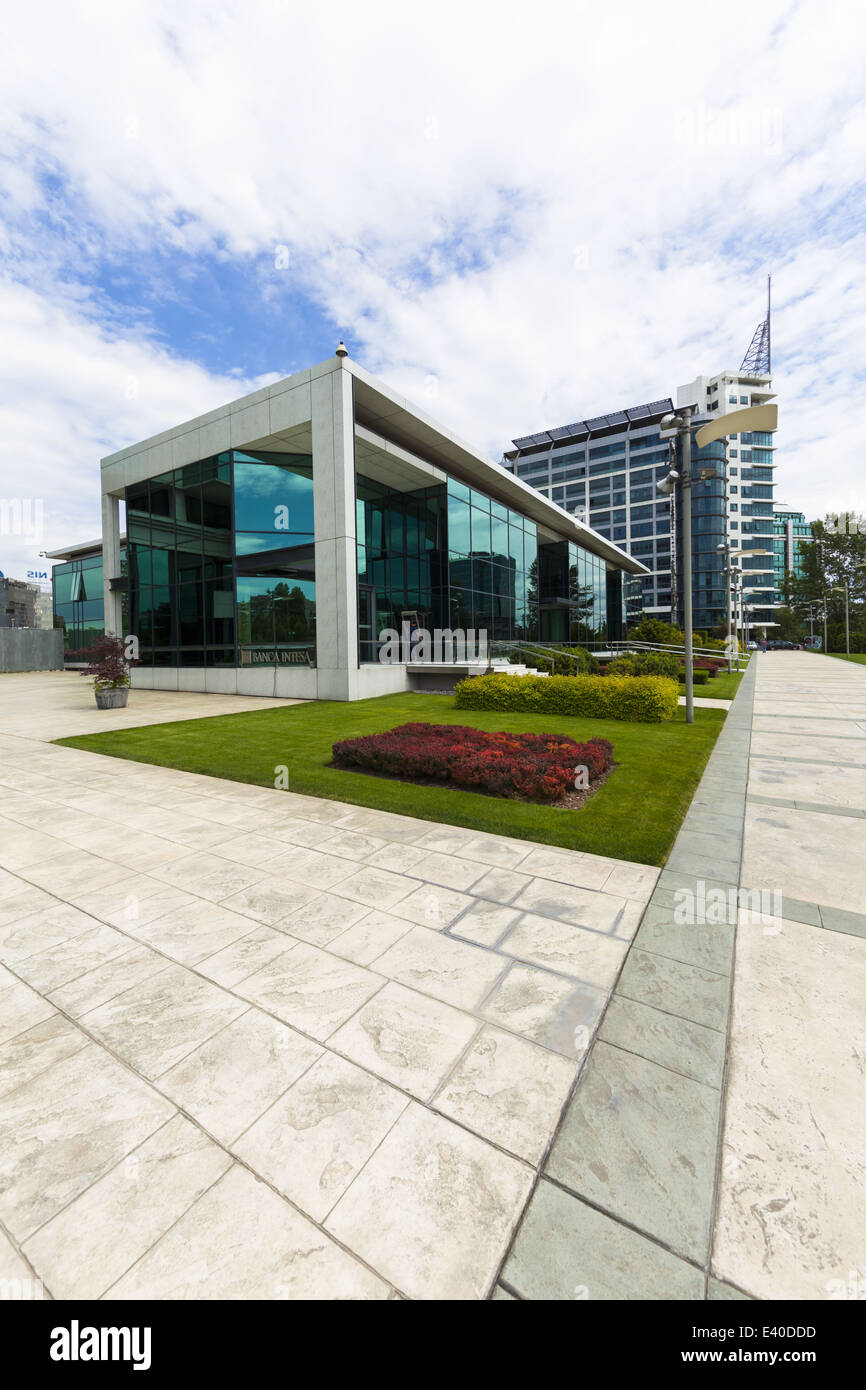 Modern office buildings, Novi Beograd, Belgrade, Serbia Stock Photo - Alamy