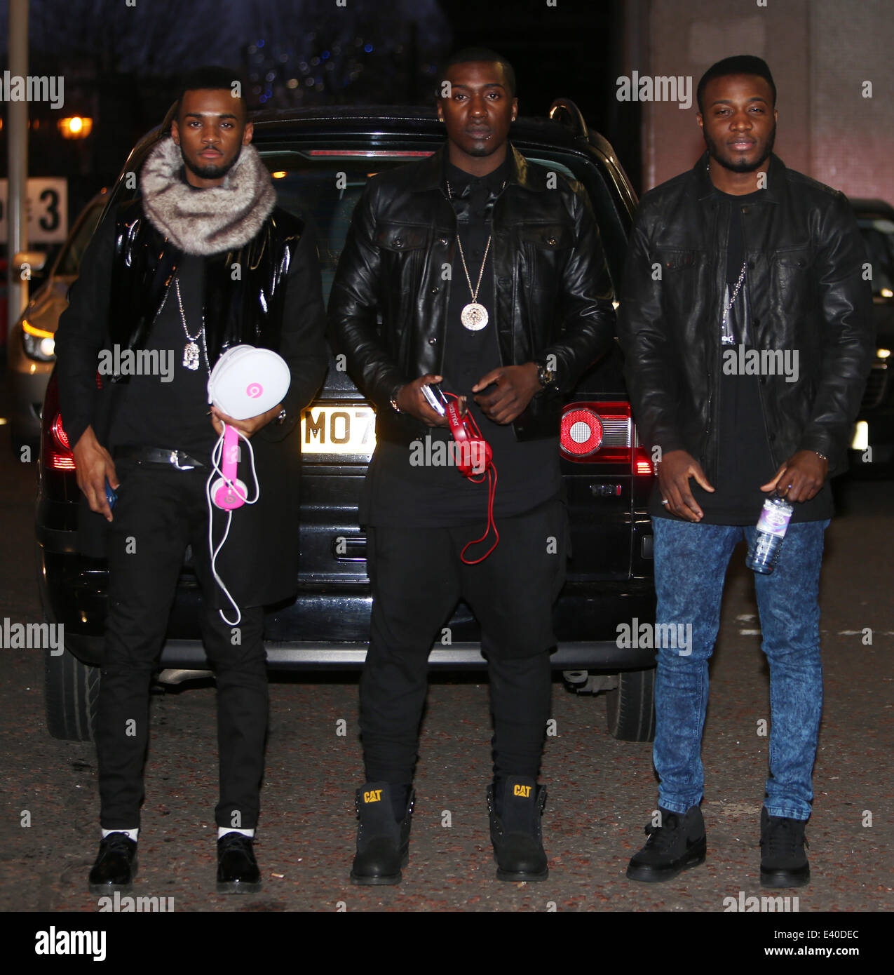 Rough Copy outside the ITV studios Featuring: Rough Copy Where: London ...