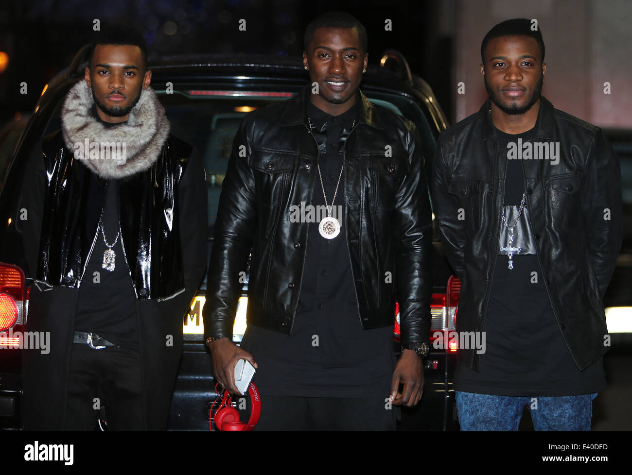 Rough Copy outside the ITV studios Featuring: Rough Copy Where: London ...
