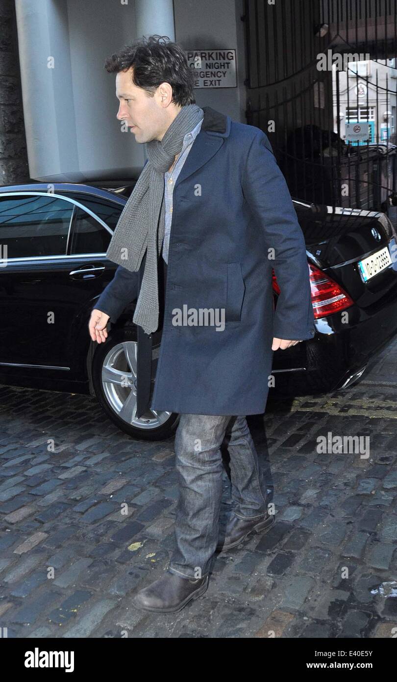 Celebrities at the Today FM studios Featuring: Paul Rudd Where: Dublin ...