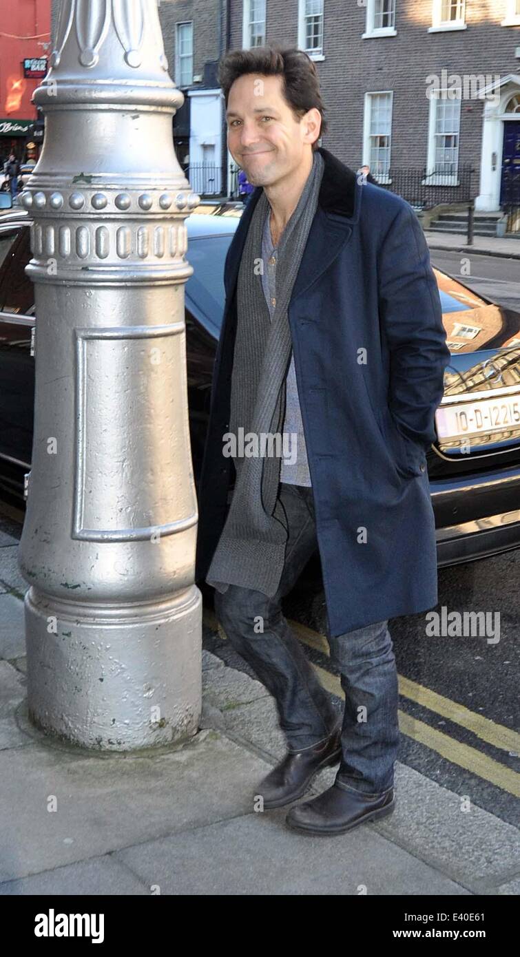 Celebrities at the Today FM studios Featuring: Paul Rudd Where: Dublin ...
