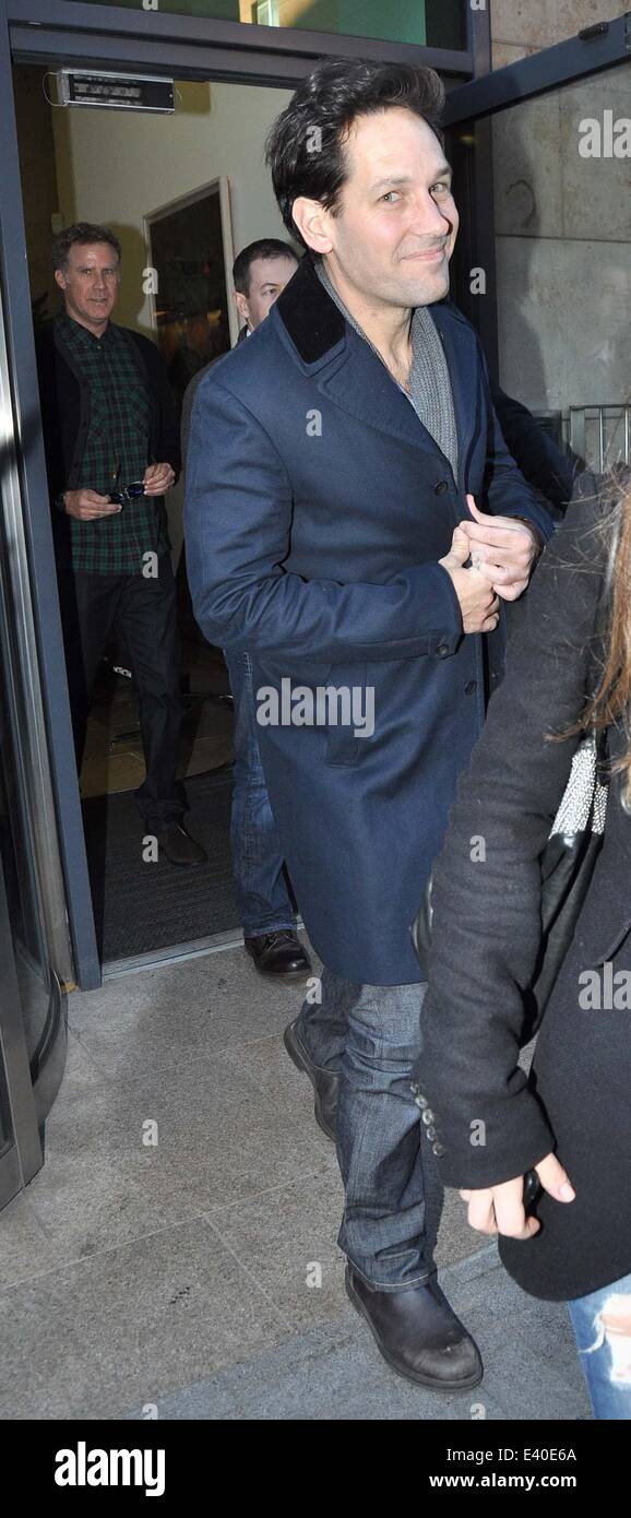 Celebrities at the Today FM studios Featuring: Paul Rudd Where: Dublin ...
