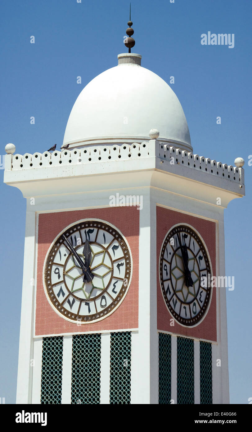 Qatar, Doha, traditional architectures in the old city center, the ...
