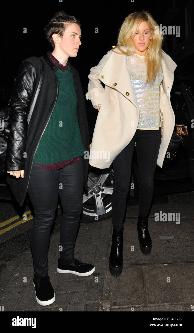 Katy Perry and Ellie Goulding outside 34 restaurant Featuring: Ellie ...