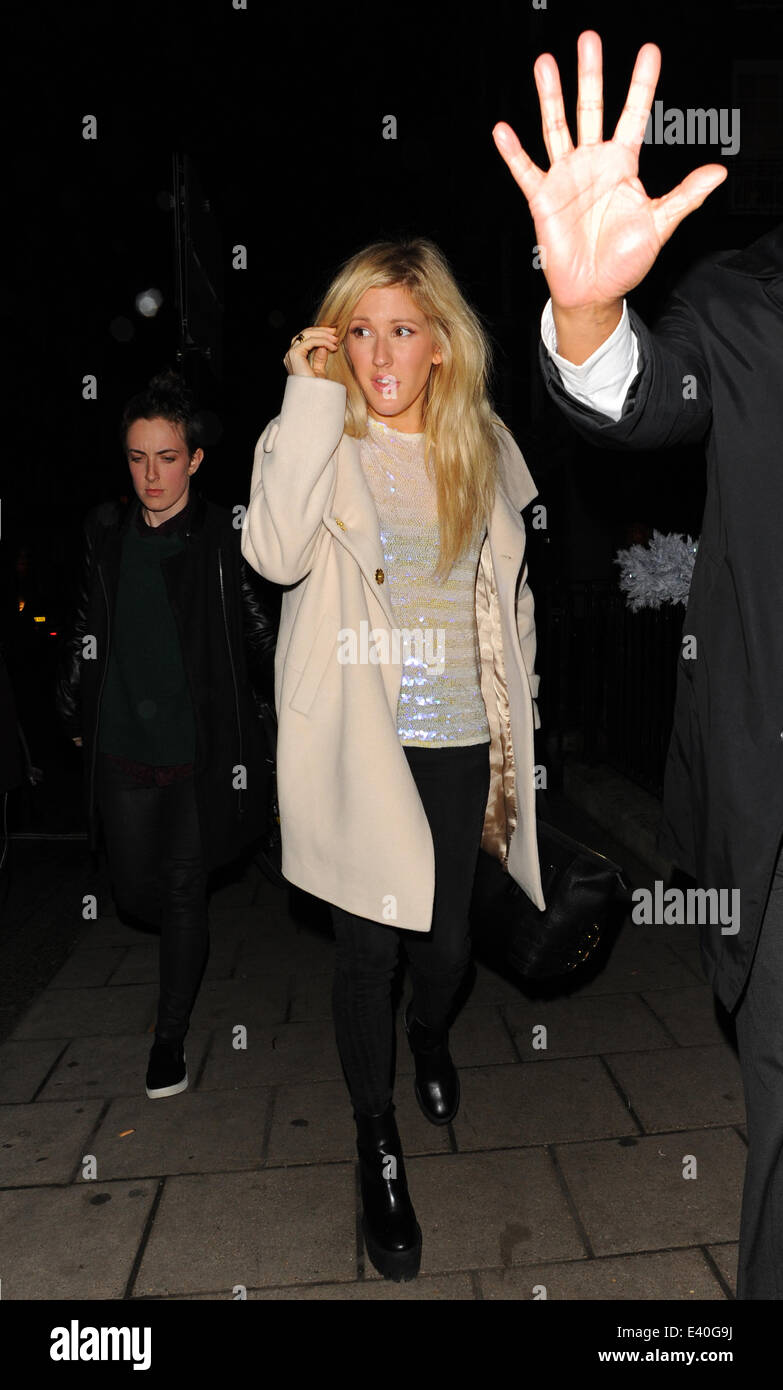 Katy Perry and Ellie Goulding outside 34 restaurant Featuring: Ellie ...