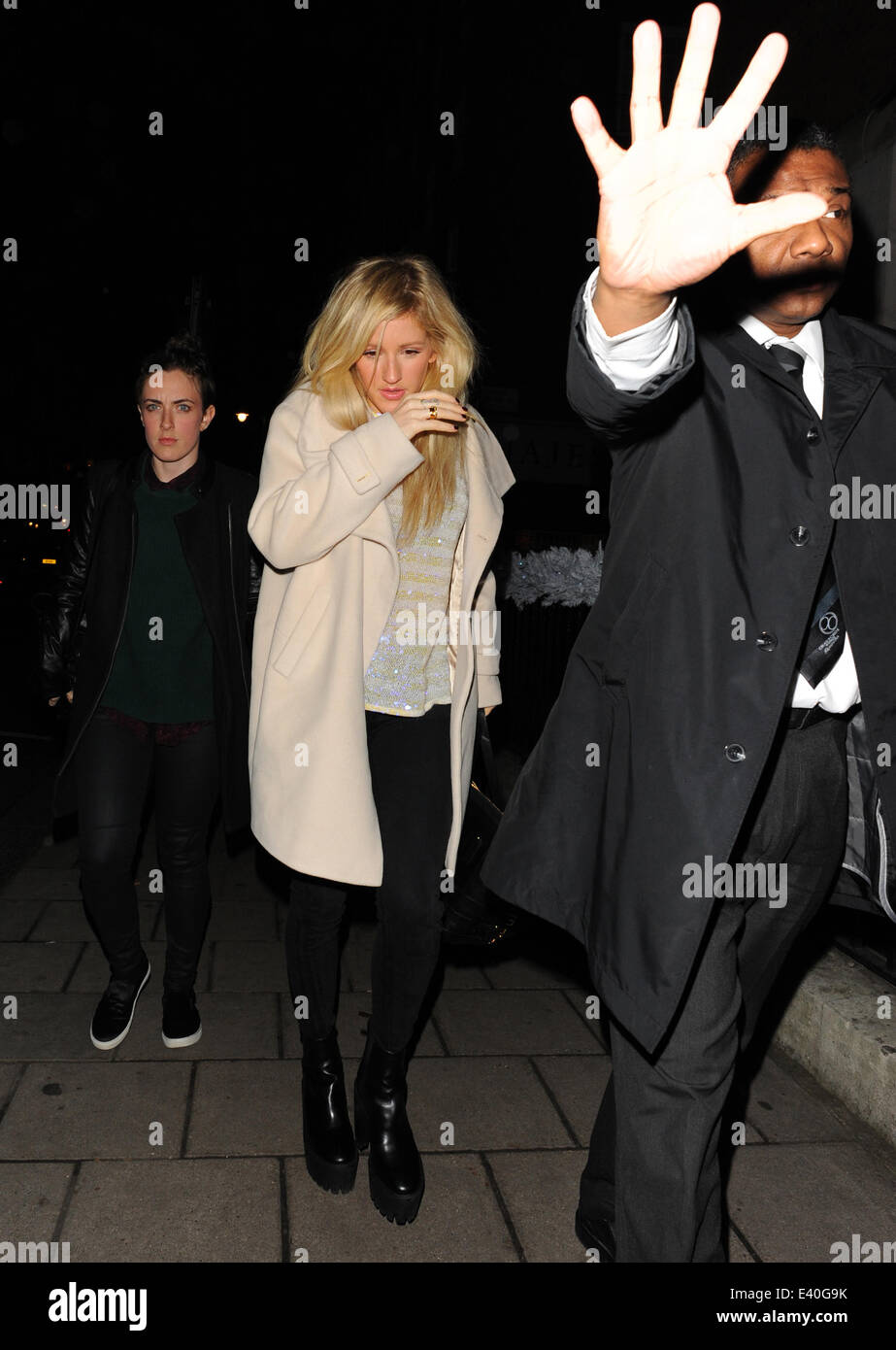 Katy Perry and Ellie Goulding outside 34 restaurant Featuring: Ellie ...