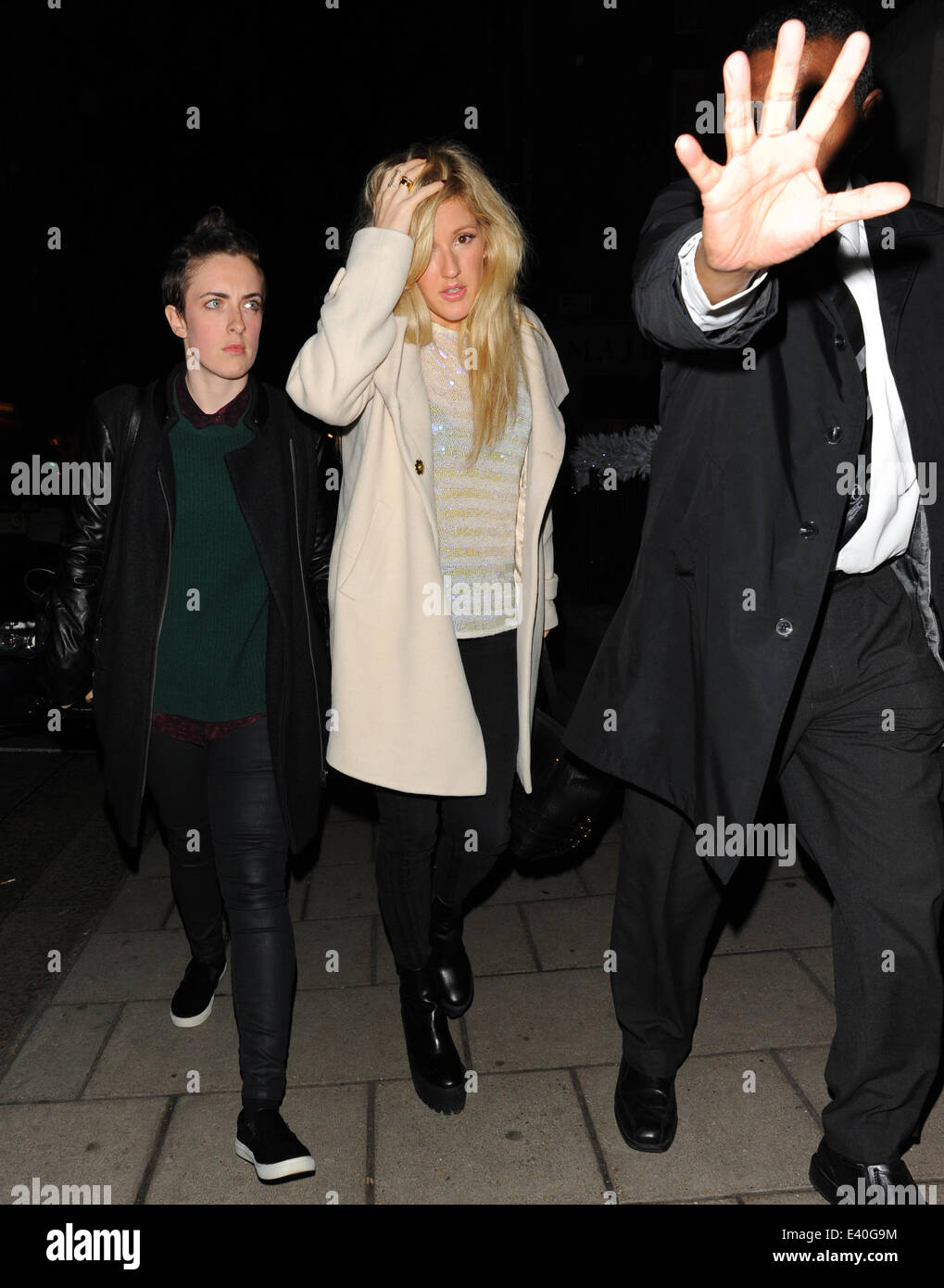 Katy Perry and Ellie Goulding outside 34 restaurant Featuring: Ellie ...