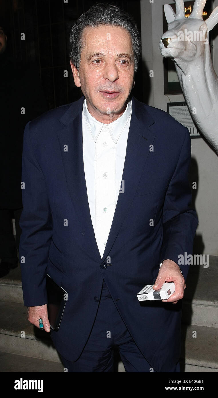 Charles Saatchi Leaving 34 Restaurant Featuring: Charles Saatchi Where ...