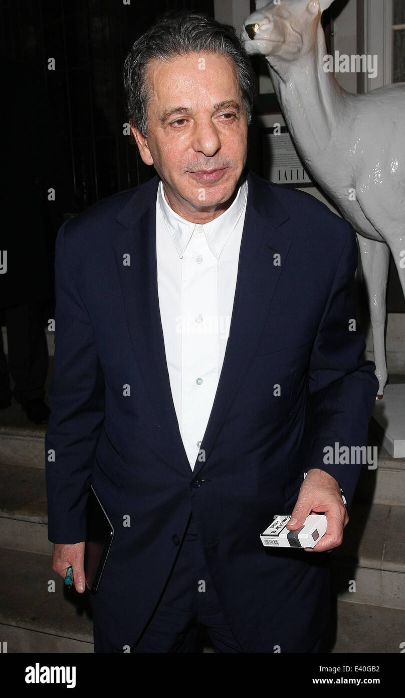 Charles Saatchi Leaving 34 Restaurant Featuring: Charles Saatchi Where ...