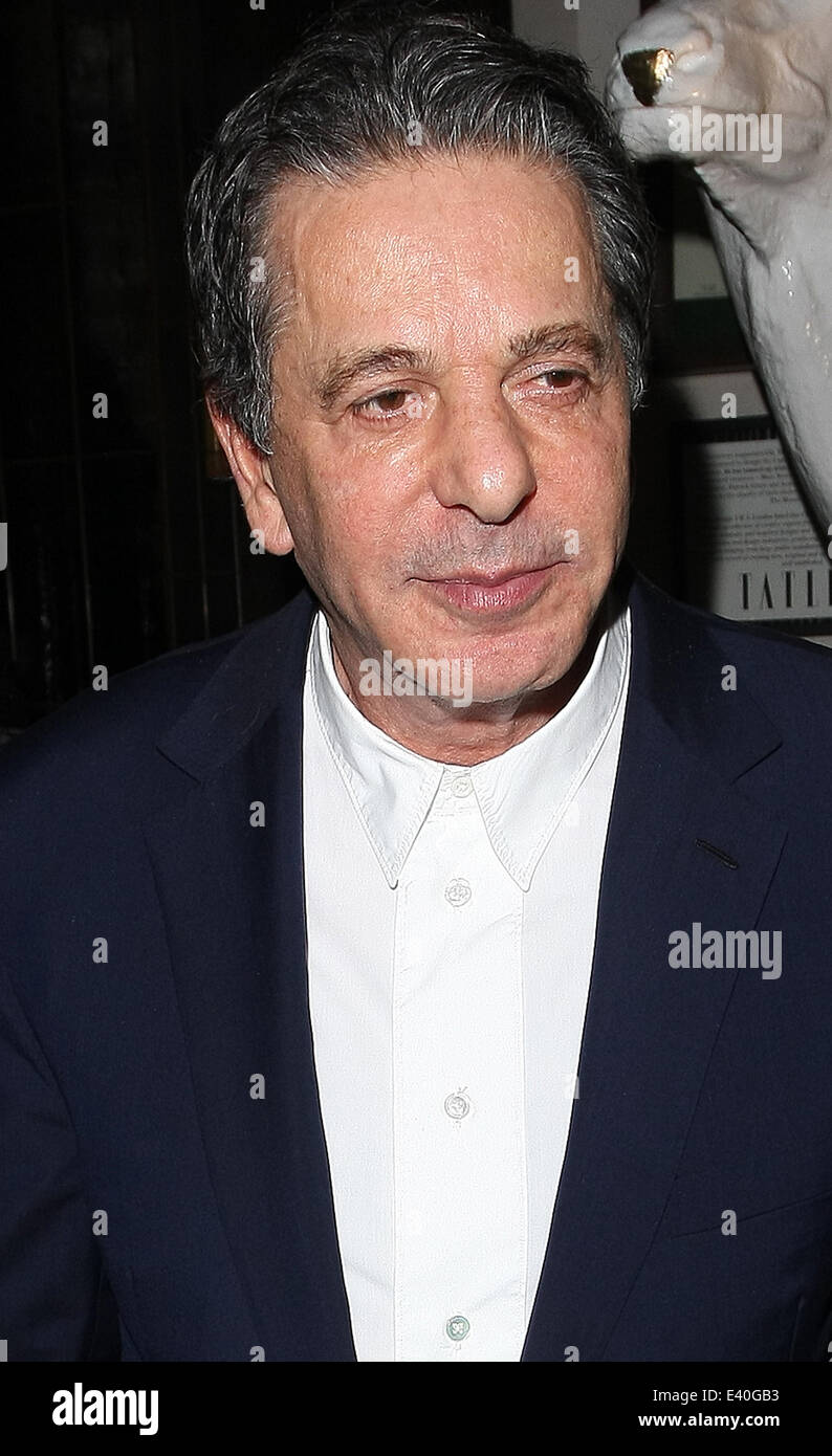 Charles Saatchi Leaving 34 Restaurant Featuring: Charles Saatchi Where ...