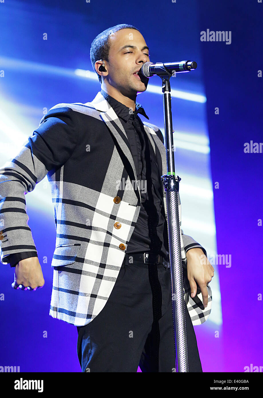 JLS performing on their 'Evolution' Tour at Liverpool Echo Arena ...